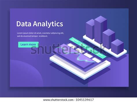 Data Analytics Concept Banner Can Use Stock Vector Royalty Free 1045139617
