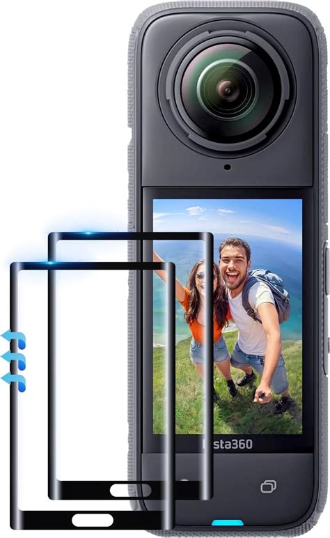 2 Pack Screen Protector Film For Insta360 X5 Insta360 X4 Tempered Glass Lcd Display