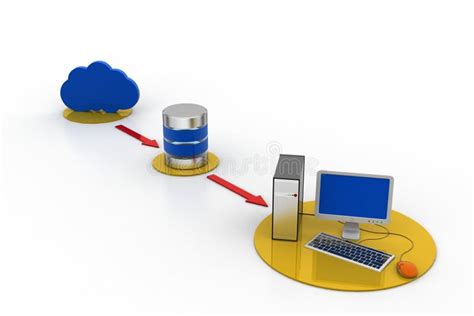 Cloud Computing Devices Stock Illustration Illustration Of Access