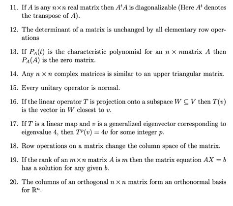 Solved If A Is Any Nxn Real Matrix Then At A Is Chegg