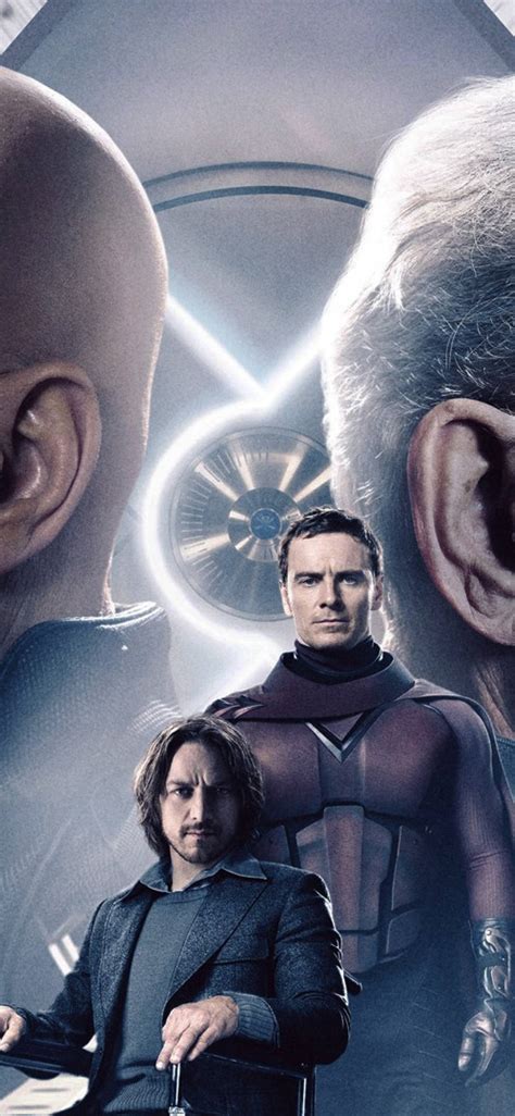 Download Magneto And Professor X Intense Showdown Wallpaper