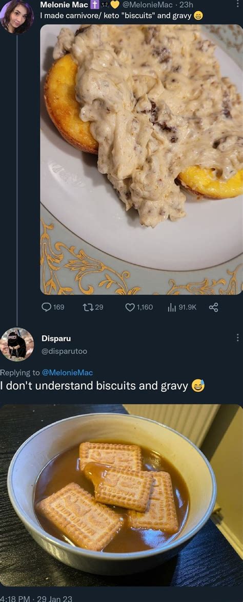 I Made Carnivore Keto Biscuits And Gravy Melonie Mac Meloniemac 169 1129 1160 91 9k Oo