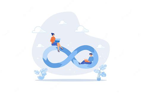 Premium Vector Devops Development Operation For Agile Software