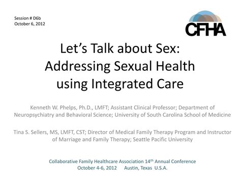 Ppt Lets Talk About Sex Addressing Sexual Health Using Integrated Ppt Lets Talk About Sex Addressing Sexual Health Using Integrated