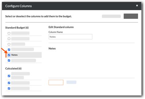 About Budget Notes Procore