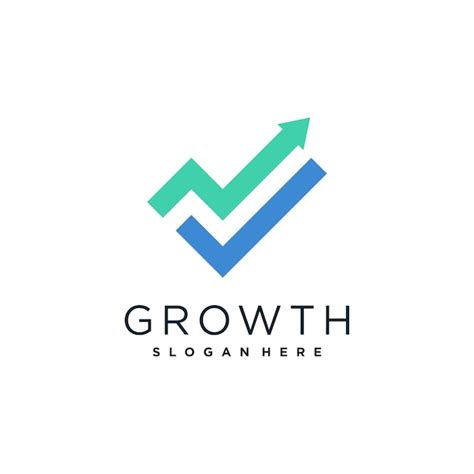 Premium Vector Growth Design Element Icon Vector With Creative Modern Concept