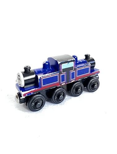 Thomas And Friends Wooden Railway Train Tank Mighty Mac Double Engine Euc