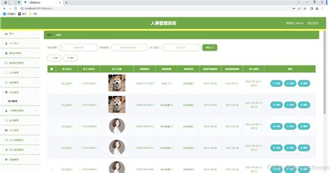 java毕设项目案例实战ii基于java spring boot mysql的人事管理系统（开发文档 数据库 源码） csdn博客