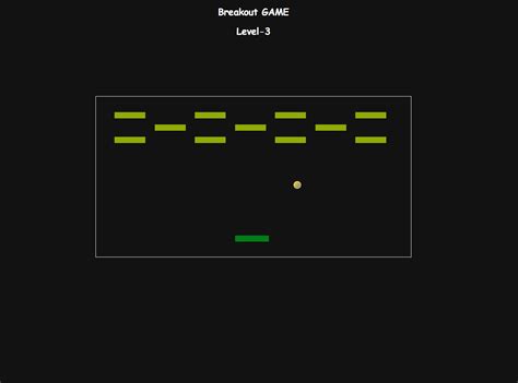 GitHub CemBOLAT Breakout Game Breakout Game That Includes Levels