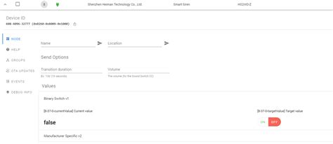Heiman Smart Siren Hs2wd Z Zwave Config Z Wave Home Assistant Community