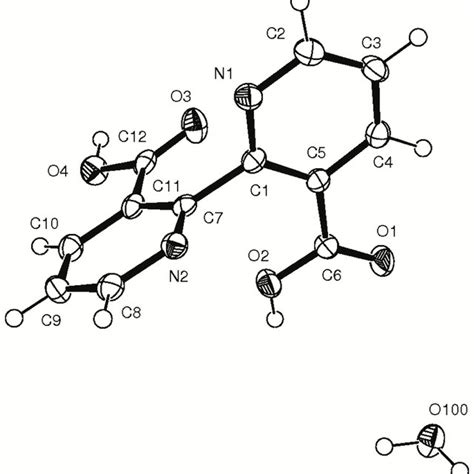 An Ortep Drawing Of The Title Compound With H Atom Numbering Scheme