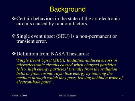 Ppt Soft Error Rate Determination For Nanometer Cmos Vlsi Circuits