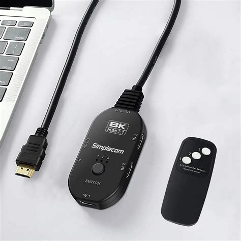 Simplecom CM Port HDMI Switch IN OUT Splitter HDCP K Hz