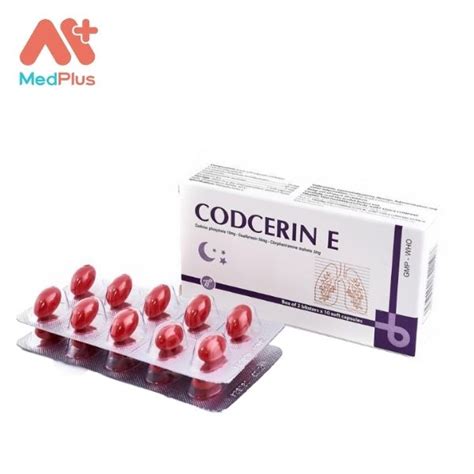 Thuốc Codcerin E điều Trị Bệnh Ho Do Nhiều Nguyên Nhân Medplusvn