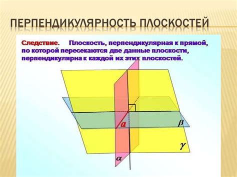 Перпендикулярность плоскостей презентация онлайн
