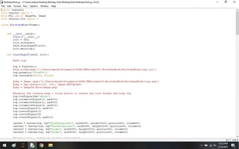 Python Program To Birthday Wish Gui App Using The Python Tkinter