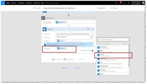 How To Copy Email Attachments To Sharepoint Document Library Using