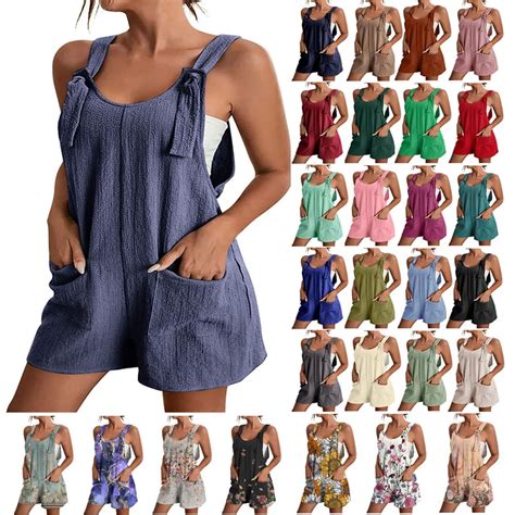 Borniu Jumpsuits For Women Clearance Womens Jumpsuits Rompers For