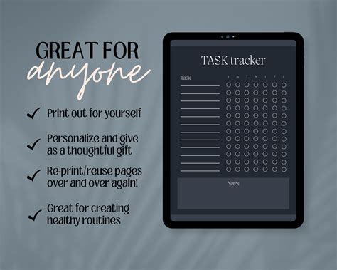 Tracker Template Bundle Habit Tracker Printable Sleep Tracker Mood Tracker Period Tracker