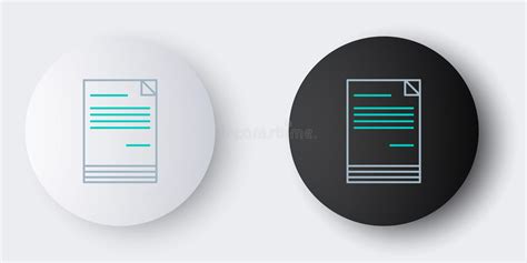 Line Document Icon Isolated On Grey Background File Icon Checklist Icon Business Concept