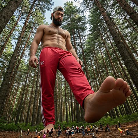 Giant Jock Stomps Men By Process613 On Deviantart