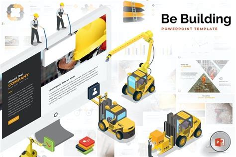 Building And Construction Powerpoint Template Powerpoint Templates