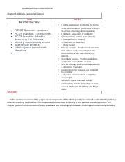 Mastering The PICOT Question Critically Appraising Evidence And Course Hero