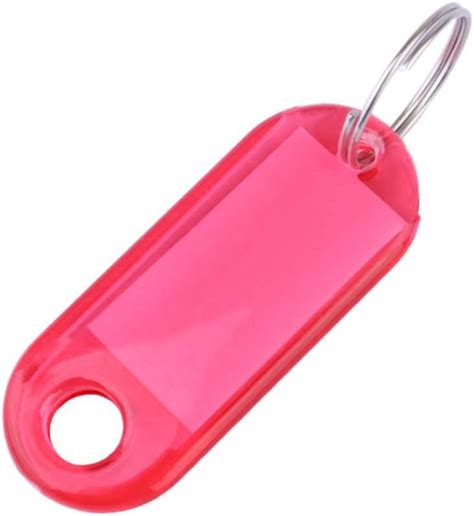 Key Holder For Keychain 30pcs Colored Labels Plastic Tags Language Number Mark Classification