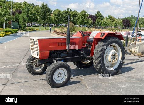 Istanbul Turkey July 11 2022 Steyr Tractor On The Coast Road The Company Was Founded In