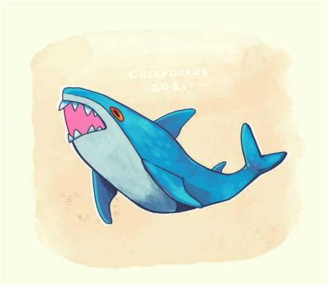 Blahaj by FrogChirps on DeviantArt