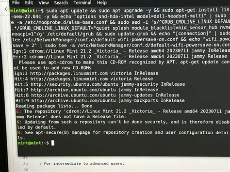 Linux Mint On The Framework Laptop 13 Linux Framework Community