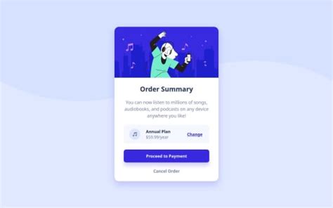 Frontend Mentor Order Summary Reactjs Coding Challenge Solution