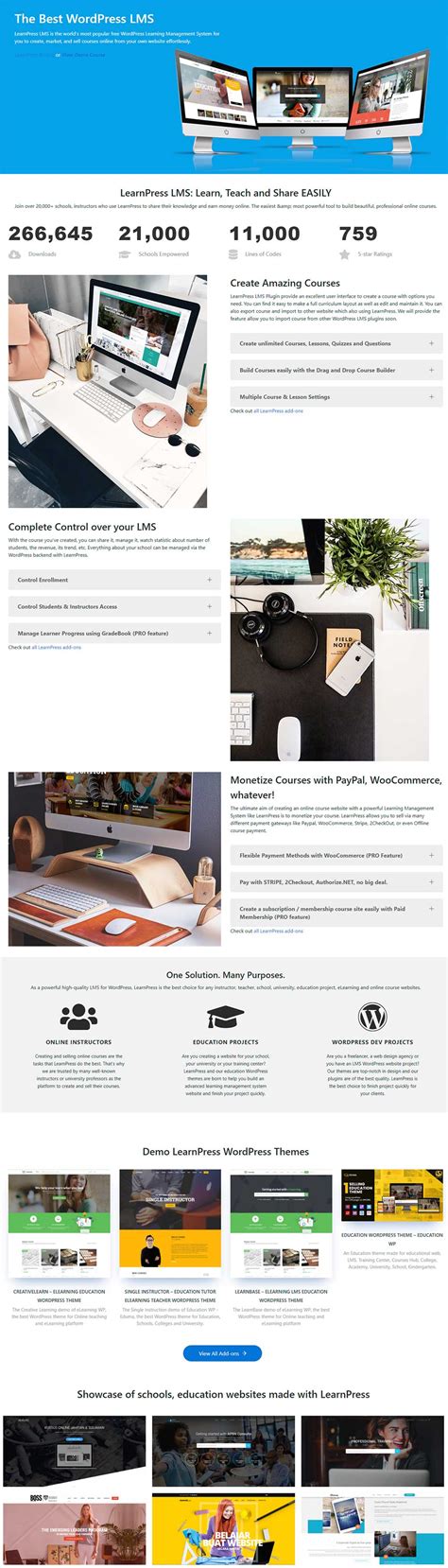 ELearning LMS Plugins Compared Official WordPress Plugin Comparison