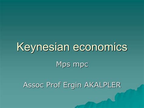 Ch 12 Marginal Propensity To Save And Mp To Consume Ppt