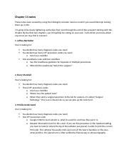 Ch Docx Chapter Notes These Notes Were Created By Using The Clintegrity Encoder Send An