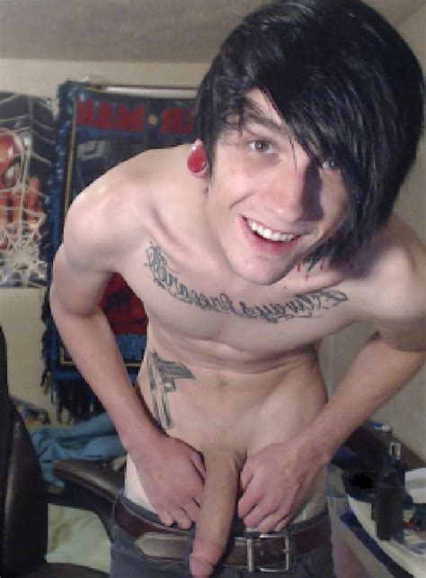 Emo Showing Off His Big Cock Danieldawn