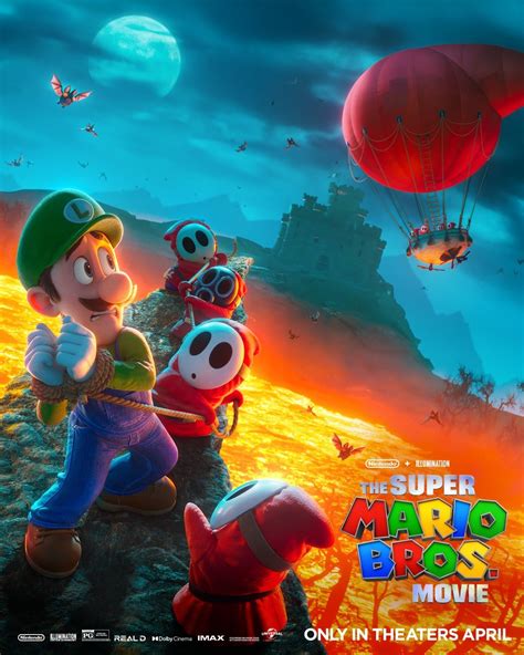 Super Mario Bros Movie Textless Poster At Sandy Vincent Blog