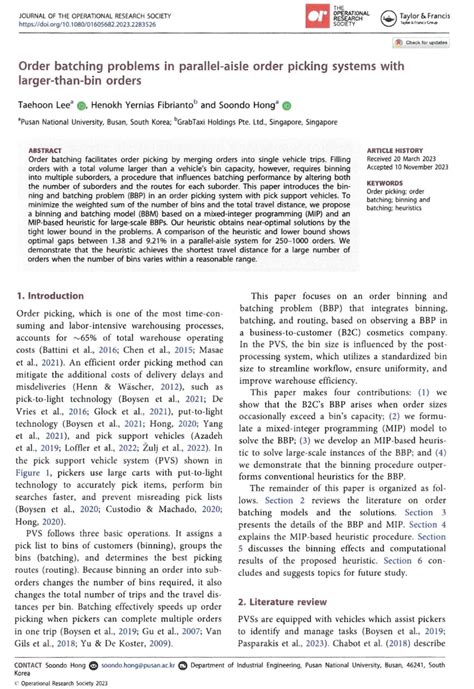 Order Batching Problems In Parallel Aisle Order Picking Systems With Larger Than Bin Orders