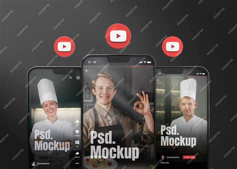 Premium Psd Social Media App Interface Mock Up On Smartphone