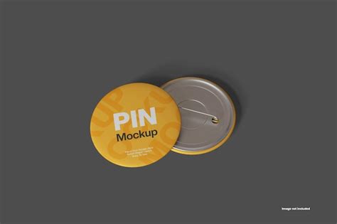 Premium Psd Pin Mockup