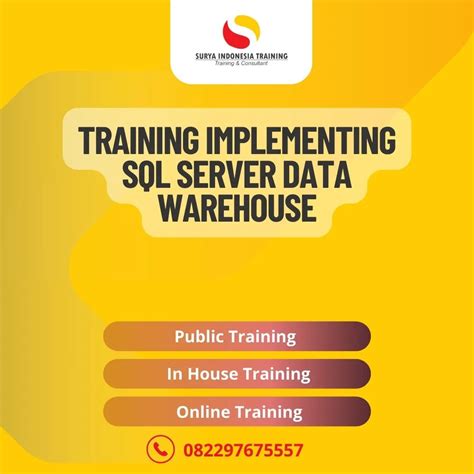 Training Implementing Sql Server Data Warehouse Surya Indonesia Training