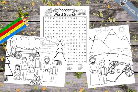 Celebrate The Pioneers With Free Printables — Chicken Scratch N Sniff