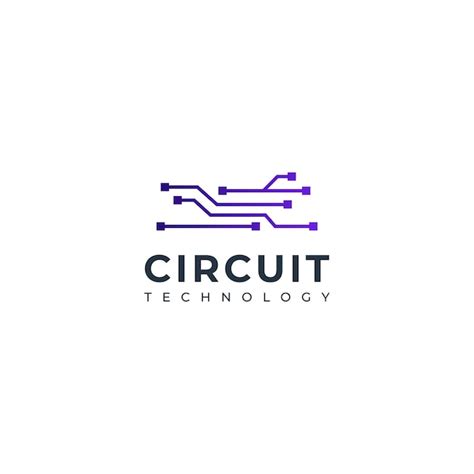 Premium Vector Circuit Technology Vector Logo Design