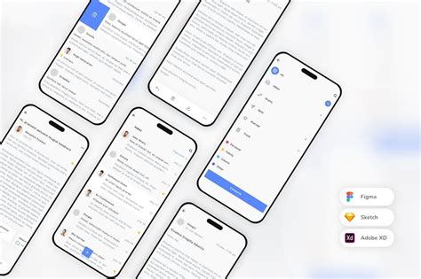 Mail Client Mobile App Ui Kit