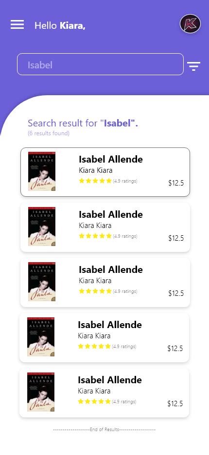 Simple Book App Mobile UI Design On Behance