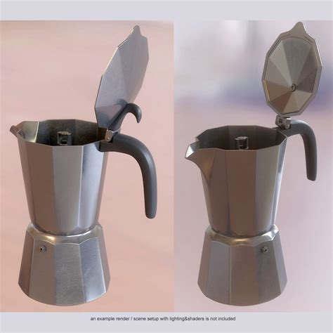 커피 메이커 3d 모델 29 Lxo Obj Fbx Free3d