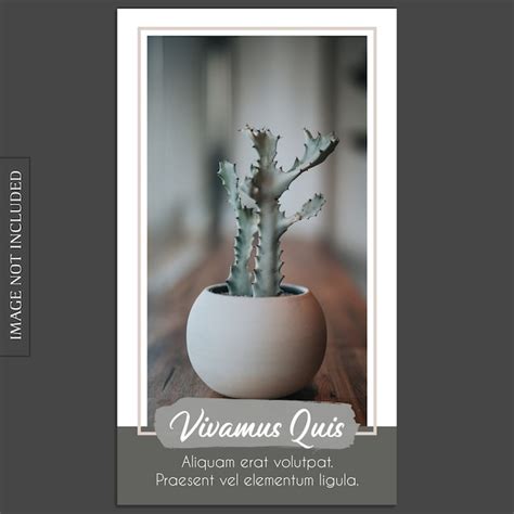 소셜 미디어 프로필을위한 기본 창의적 현대적인 사진 모형 및 Instagram 스토리 템플릿 프리미엄 Psd 파일