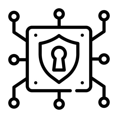 An Outline Icon Design Of Microprocessor Vector Art At Vecteezy