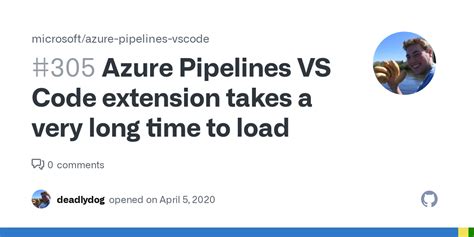 azure pipelines vs code extension takes a very long time to load