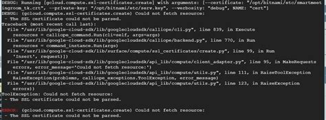 Https Google Cloud Ssl Certificate The SSL Certificate Could Not Be Parsed Stack Overflow